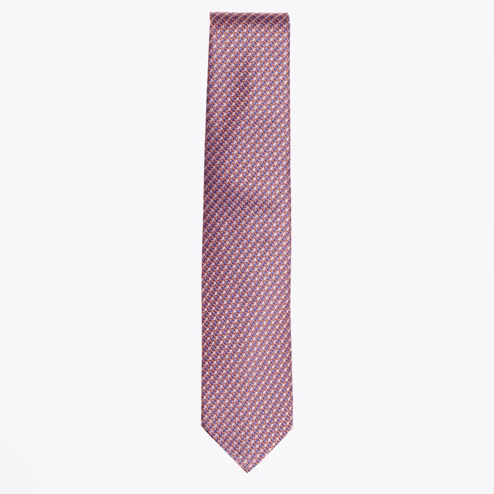 Eton - - Overlay Weave Tie - Orange – MR & MRS STITCH.COM