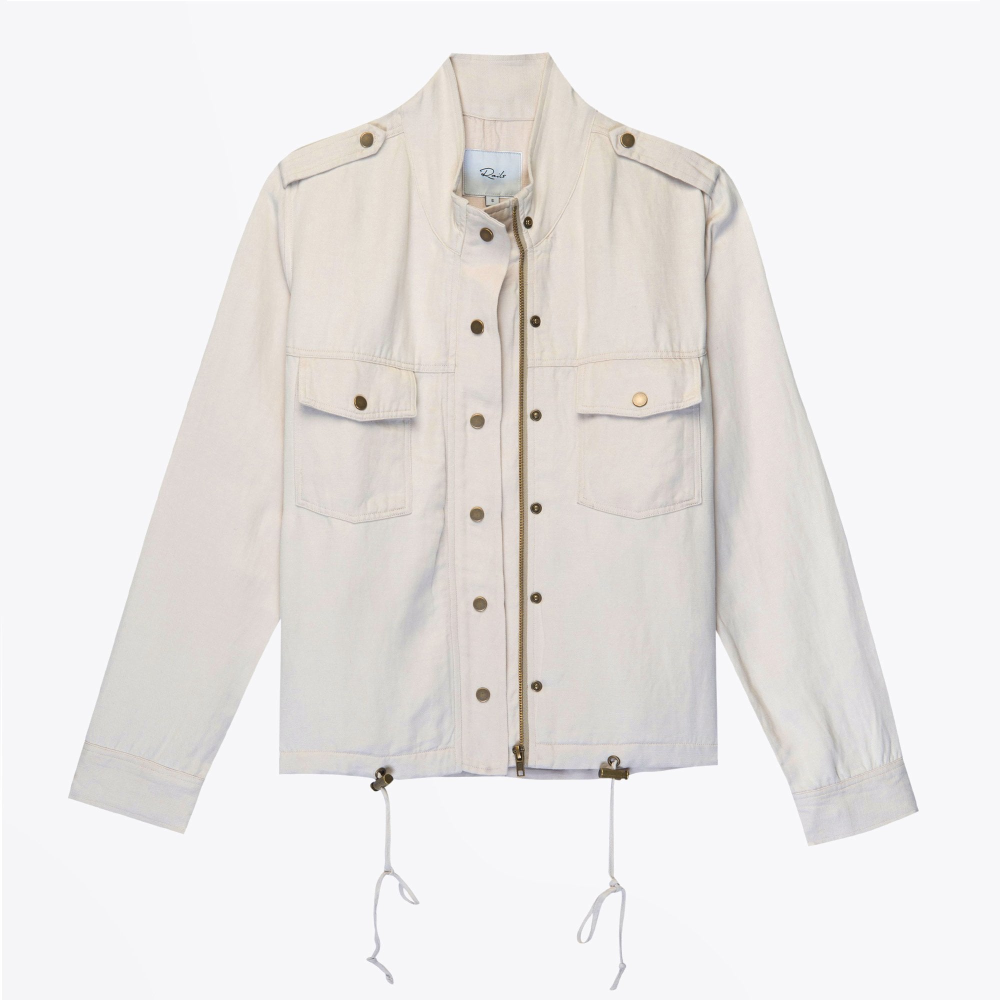 Rails - - Collins Drawstring Jacket - Bone – MR & MRS STITCH.COM