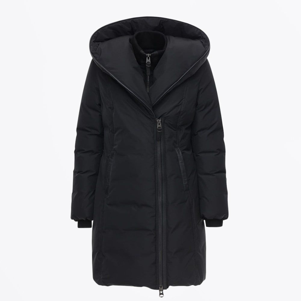 Mackage - - Kay - Hooded Down Coat With Signature Collar Black – MR ...
