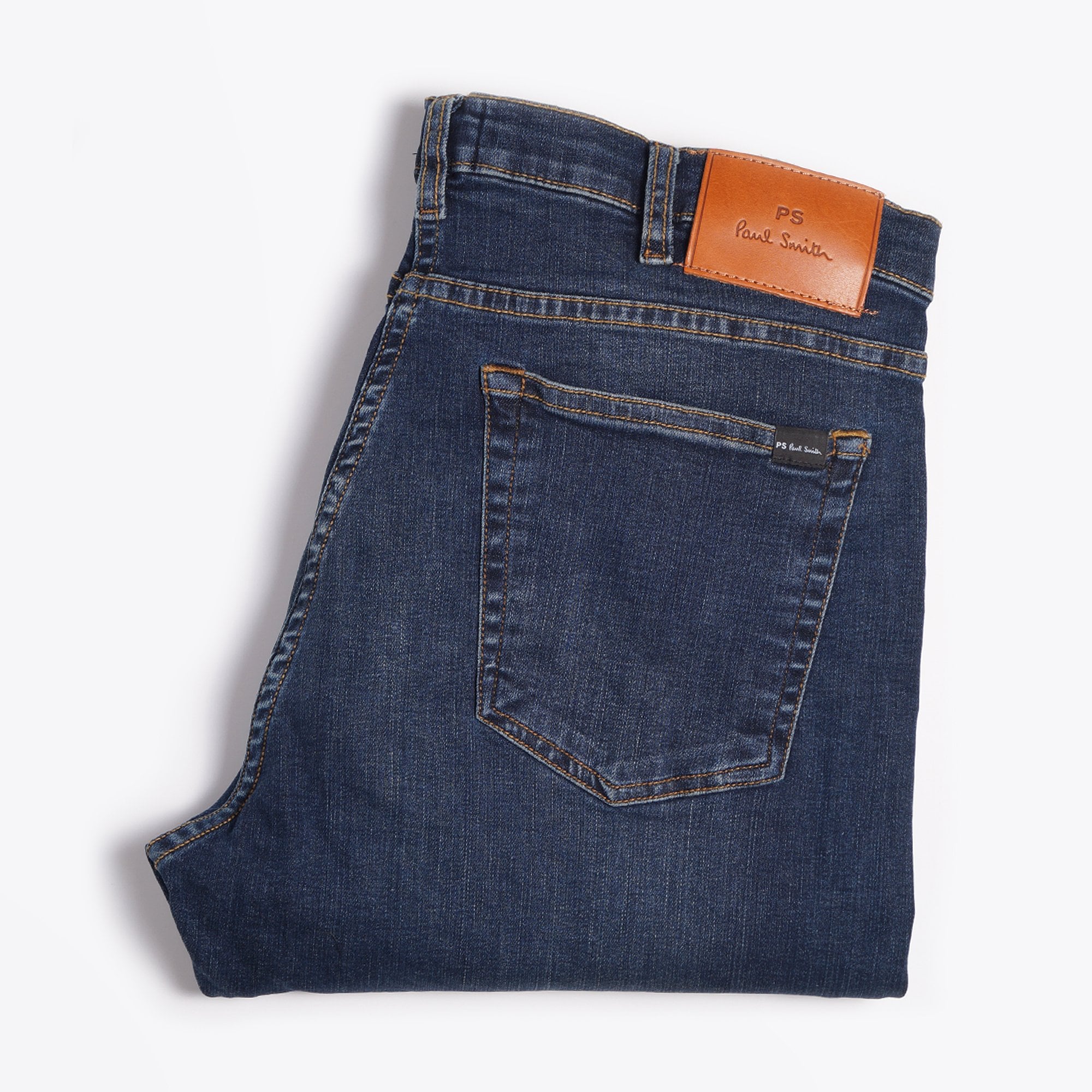 Paul Smith - - Tapered Organic Cotton Reflex Jeans - Blue – MR & MRS ...