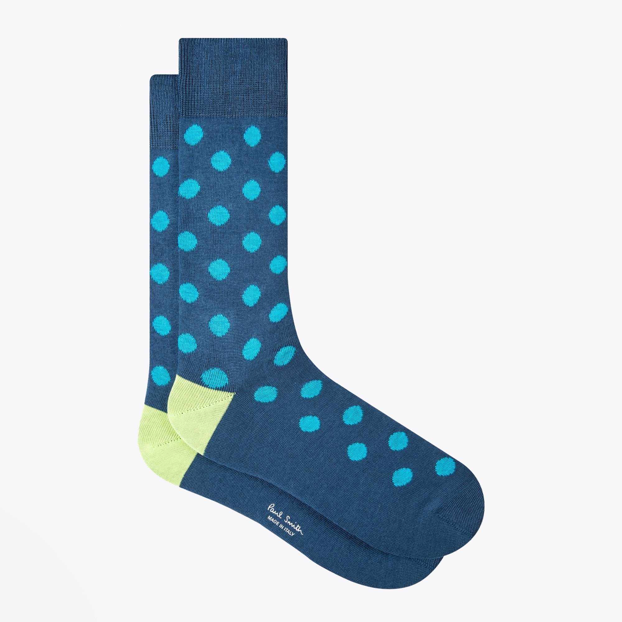 Paul Smith - - Bright Spot Socks - Teal – MR & MRS STITCH.COM