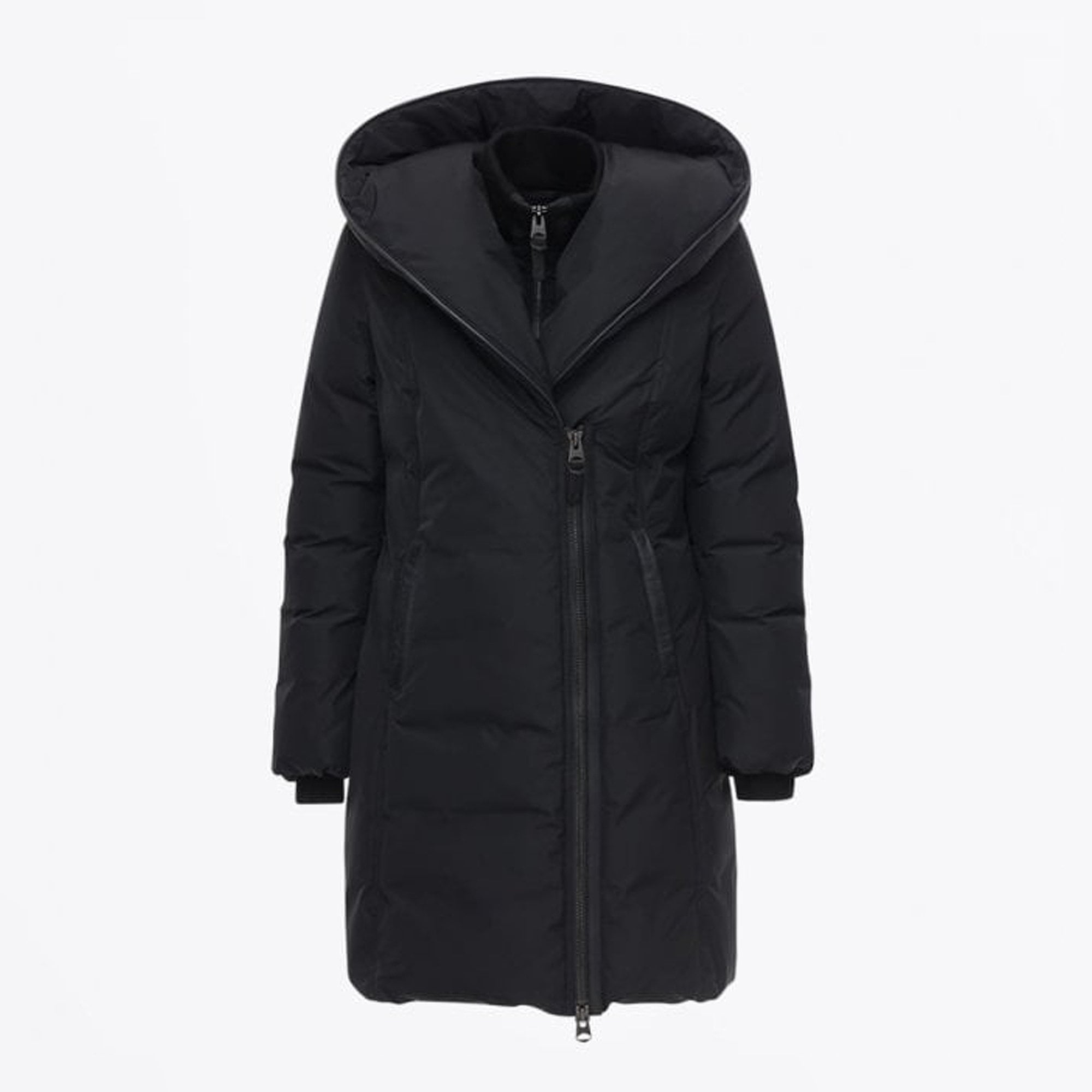 Mackage - - Kay - Hooded Down Coat With Signature Collar Black – MR ...