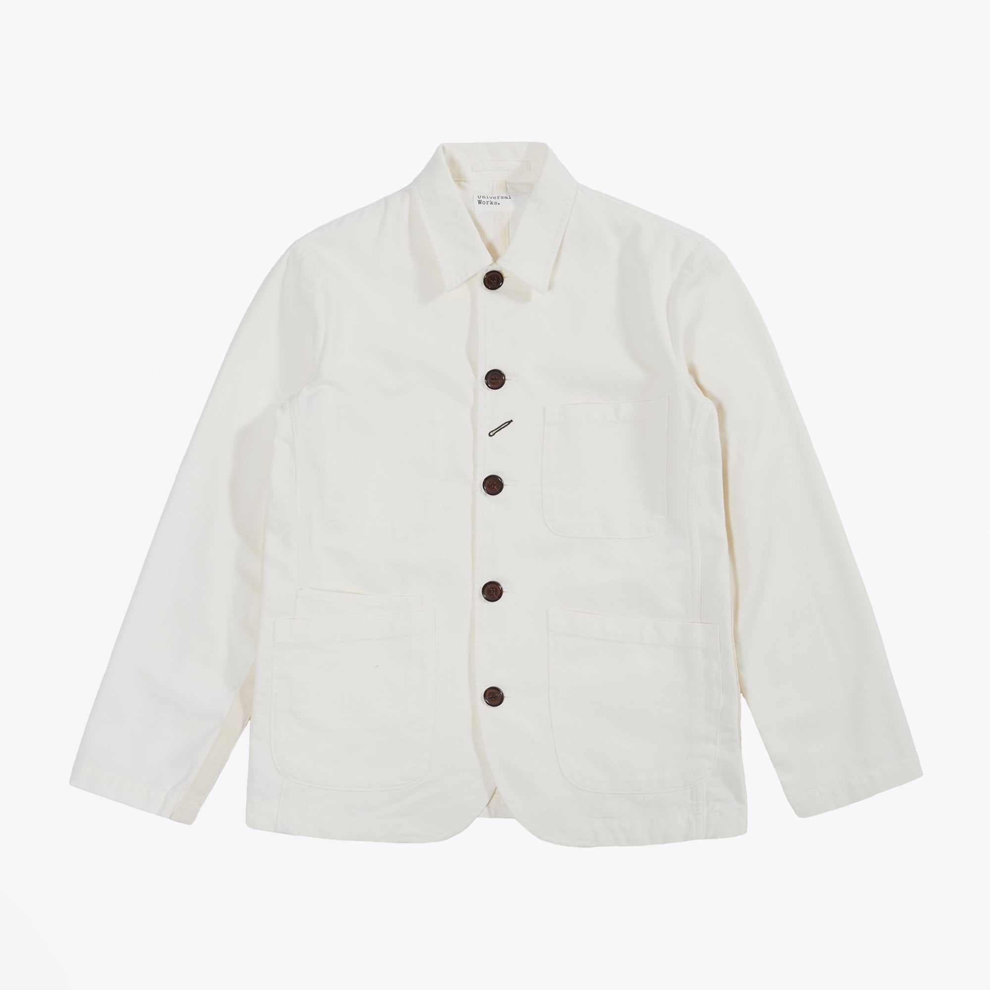 Universal Works - - Canvas Bakers Jacket - Ecru – MR & MRS STITCH.COM
