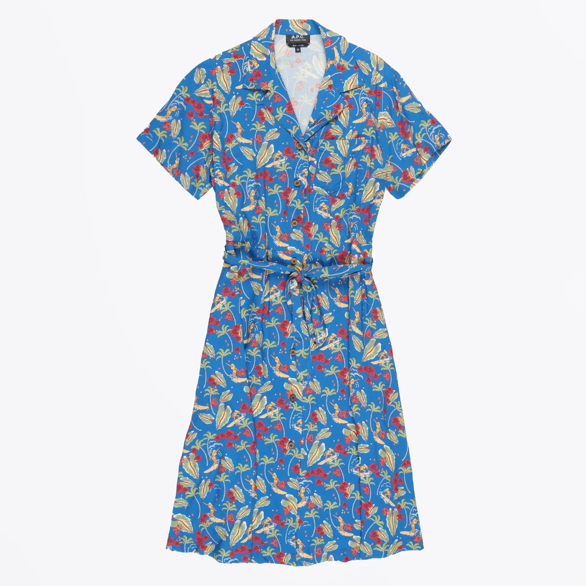 A.P.C. - - Maude Dress - Blue – MR & MRS STITCH.COM