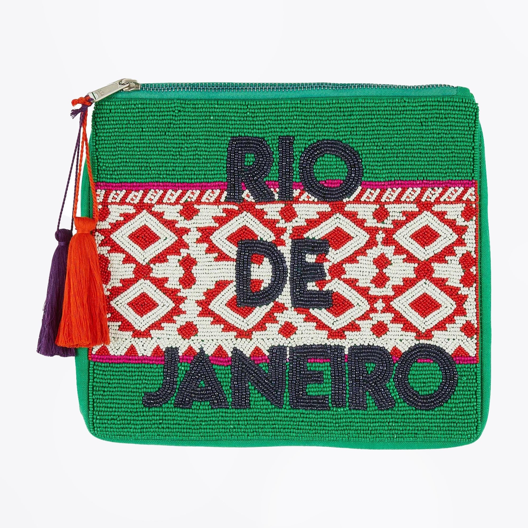 Wild - - Elda Green Rio de Janeiro Clutch - Green – MR & MRS STITCH.COM