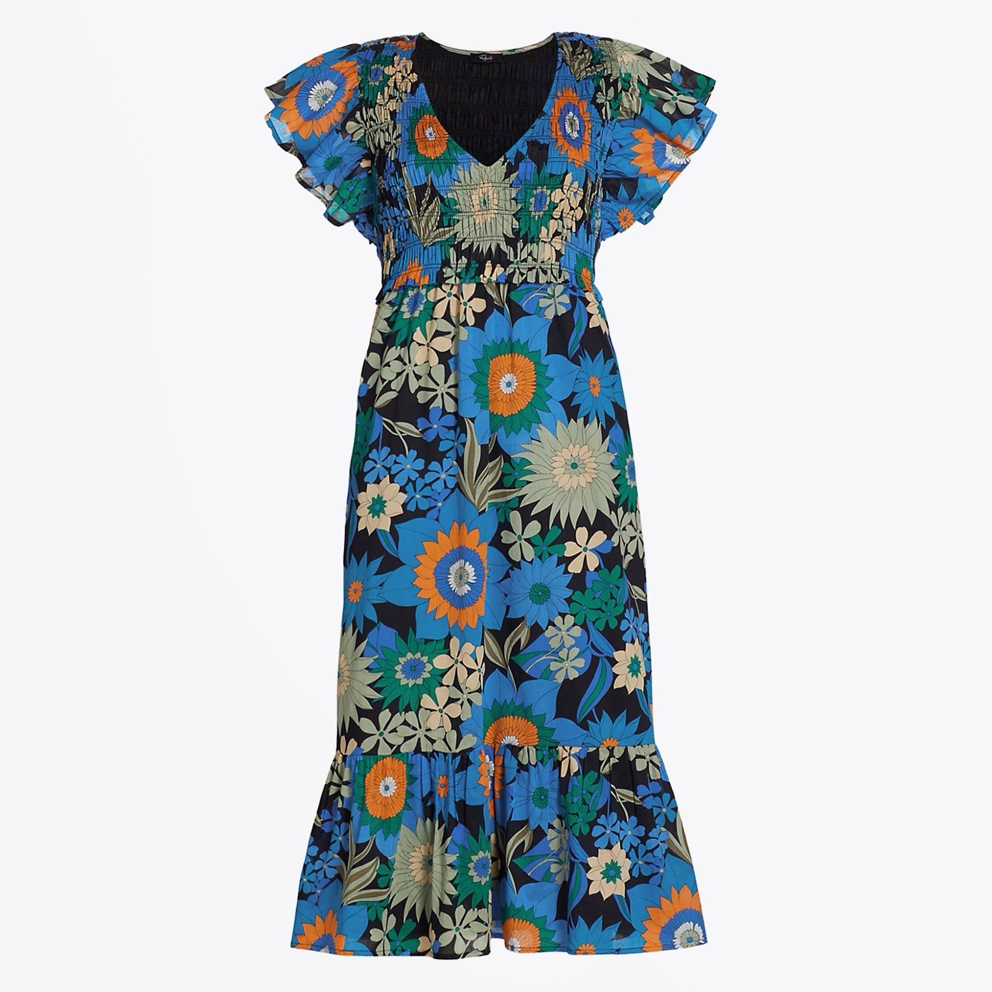 Rails - - Clementine Dress - Azul Wildflower – MR & MRS STITCH.COM