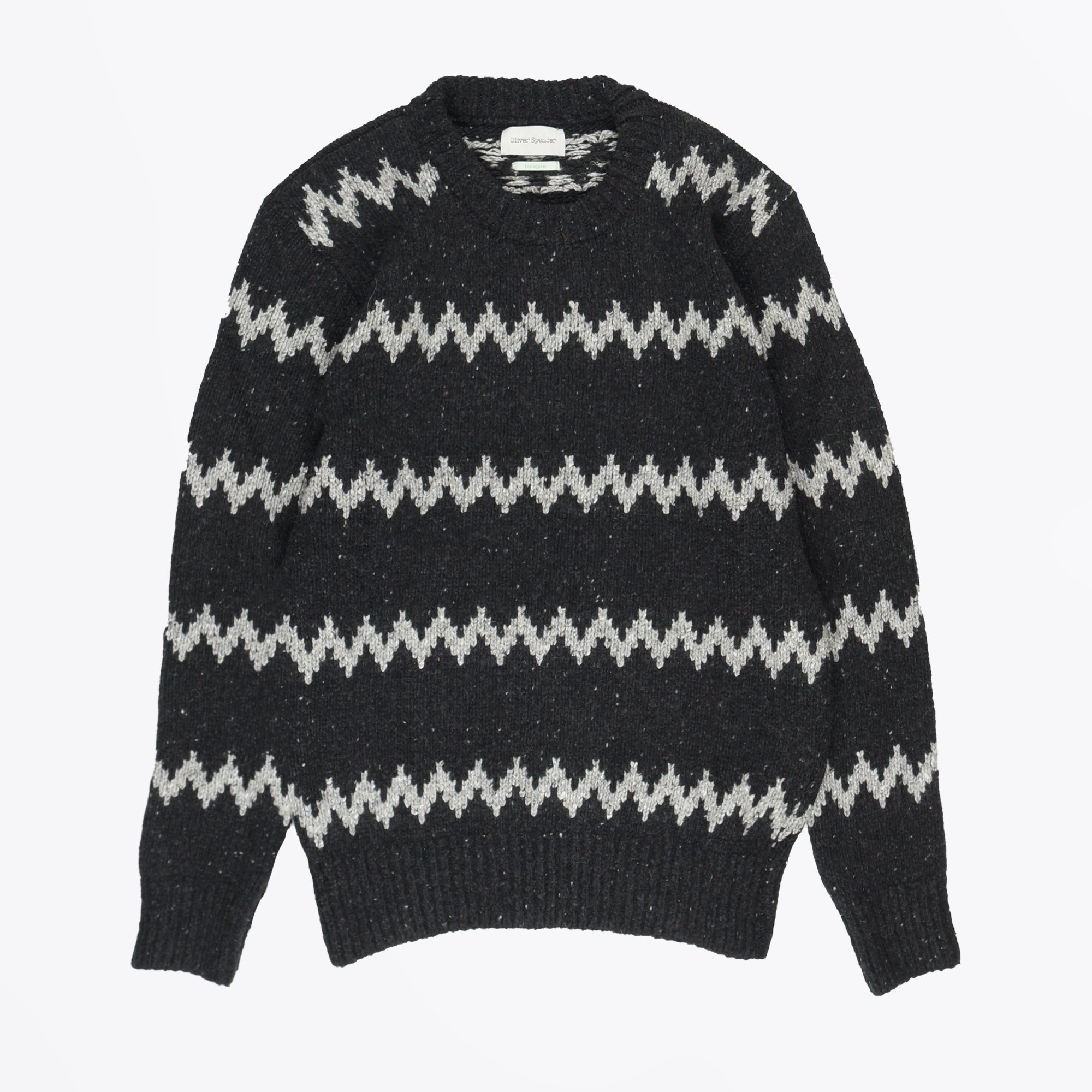 Oliver Spencer - - Blenheim Knit - Pollard Slate Grey – MR & MRS STITCH.COM