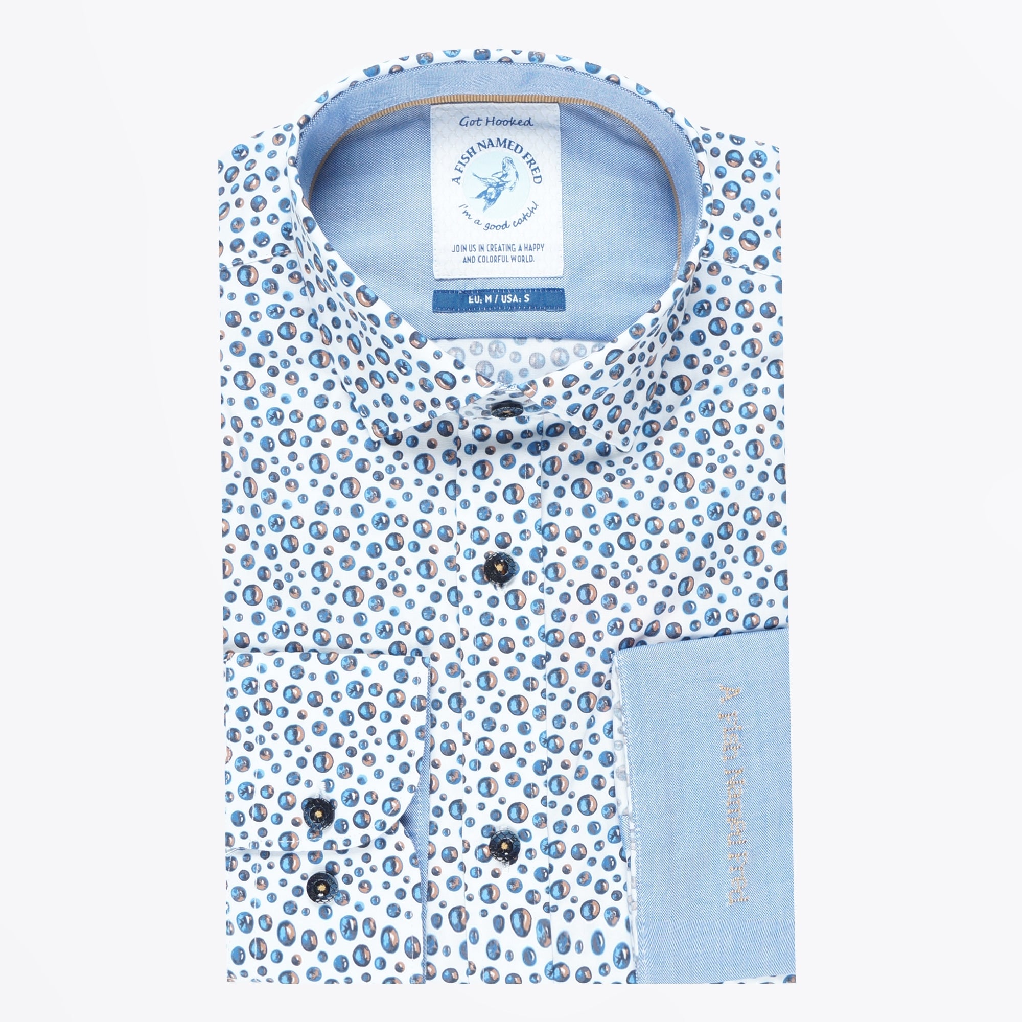 A Fish Named Fred - - Bubble Structure - Off White – MR & MRS STITCH.COM