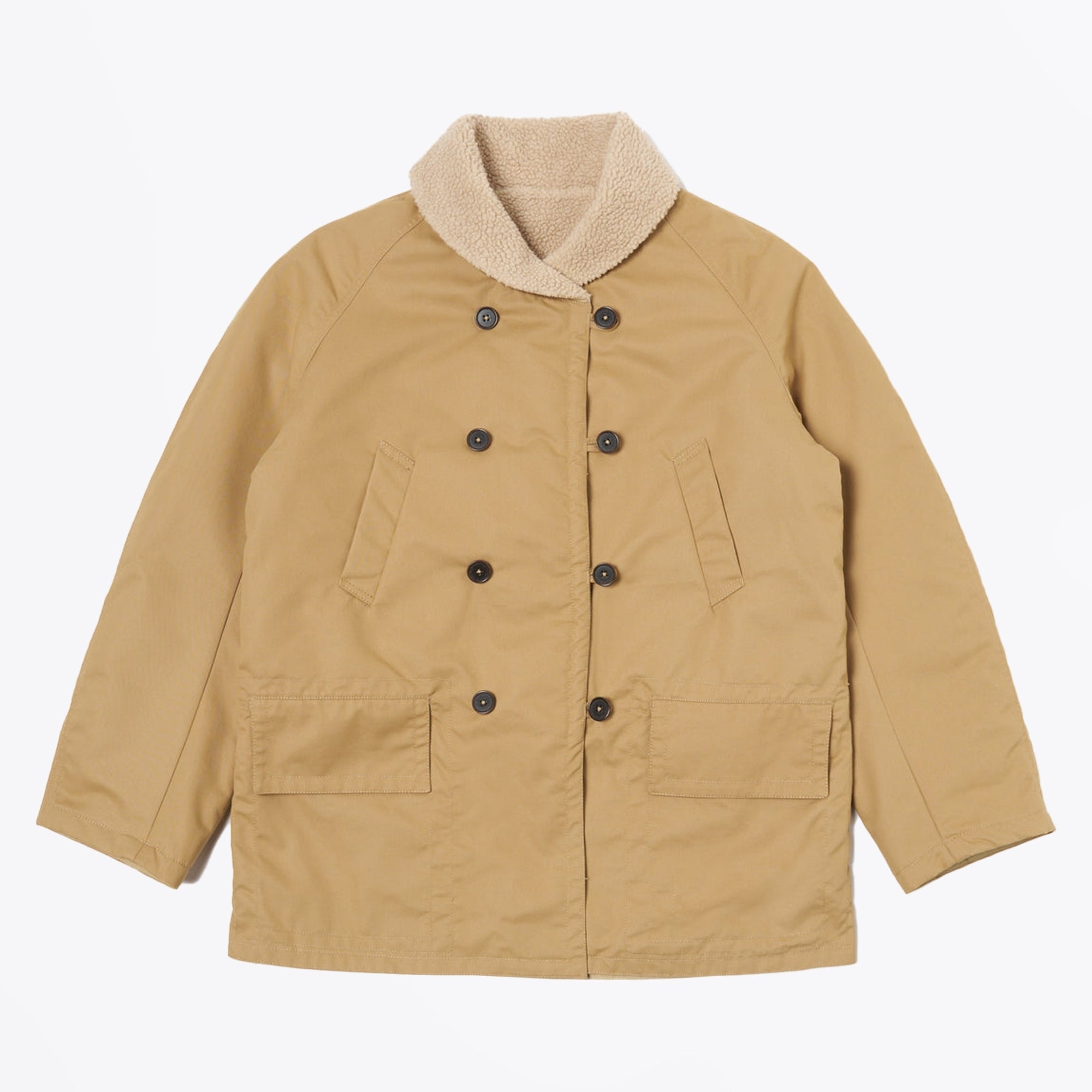 Universal Works - - Reversible Mackinaw Jacket - Sand – MR & MRS STITCH.COM