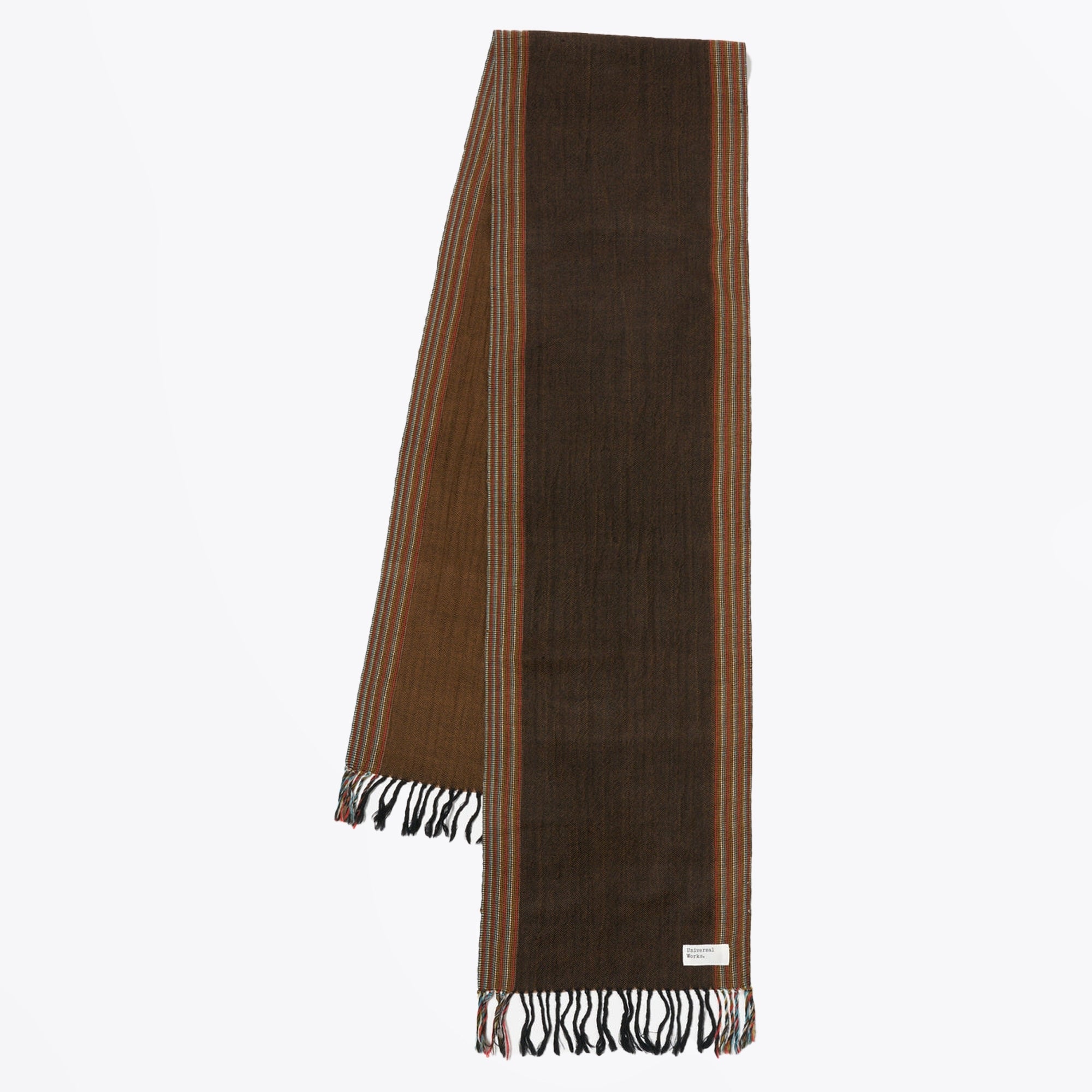 Universal Works - - Border Scarf - Brown – MR & MRS STITCH.COM