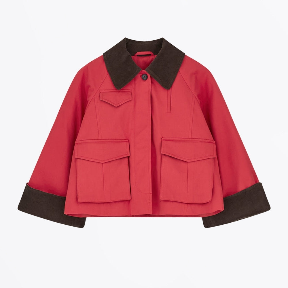 Skall Studio - - Gaby City Jacket - Aurora Red – MR & MRS STITCH.COM