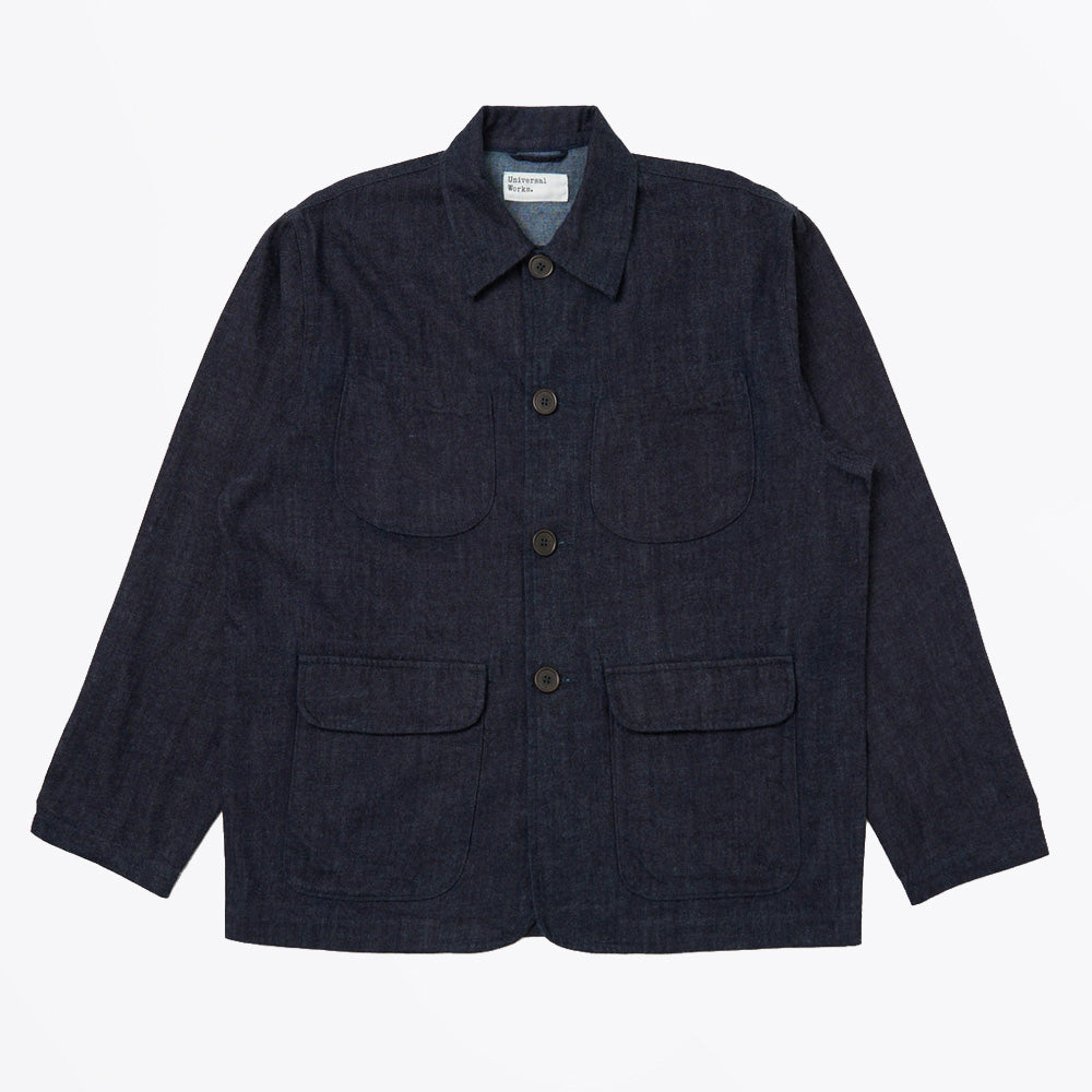 Universal Works - Labour Jacket Brushed Denim - Indigo – MR & MRS ...